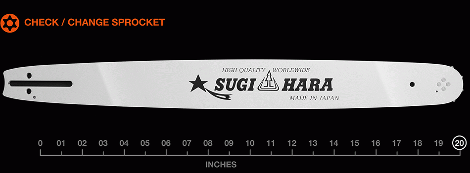VT2M-8Q50-A Sugihara 20" Pro Lam - 3/8 - Chainsawbars