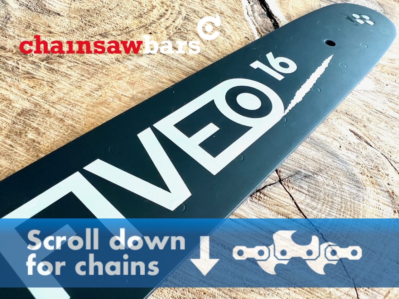 S1-16 Panther Five O 16"[40cm] 3/8 Lo Pro .050 56 drive links