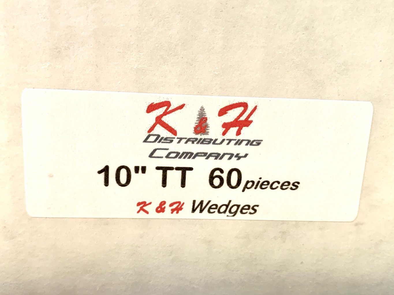10"TT[25cm] K&H Wedge Triple Taper - Best felling wedge you can buy.